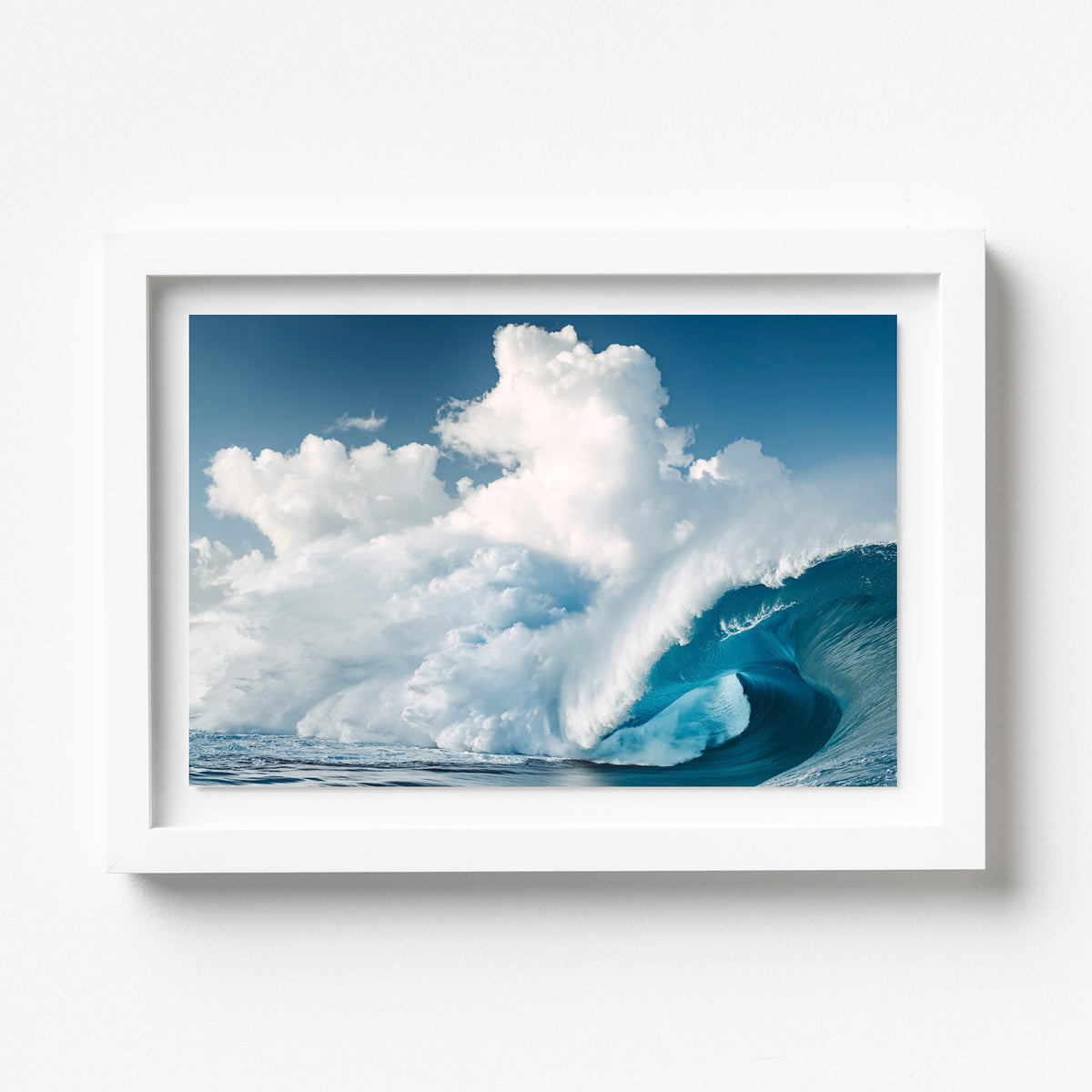 Premium Framed Wave Photography Print - Heavy Water by Corey Wilson ...