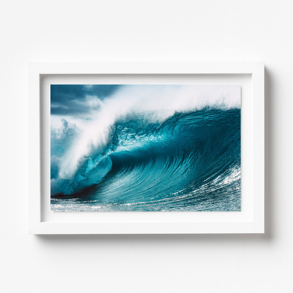 Premium Framed Surf Photography Print Pipeline By Corey Wilson premium-framed-surf-photography-print-pipeline-by-corey-wilson