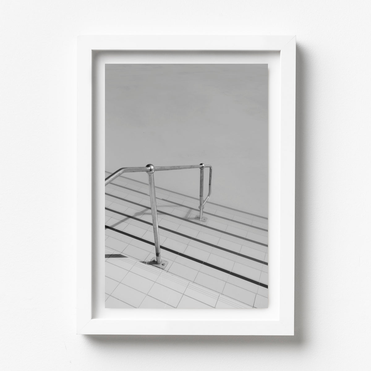 Premium Framed Photography Print - Pool Stairs by Bjorn Kumpers ...