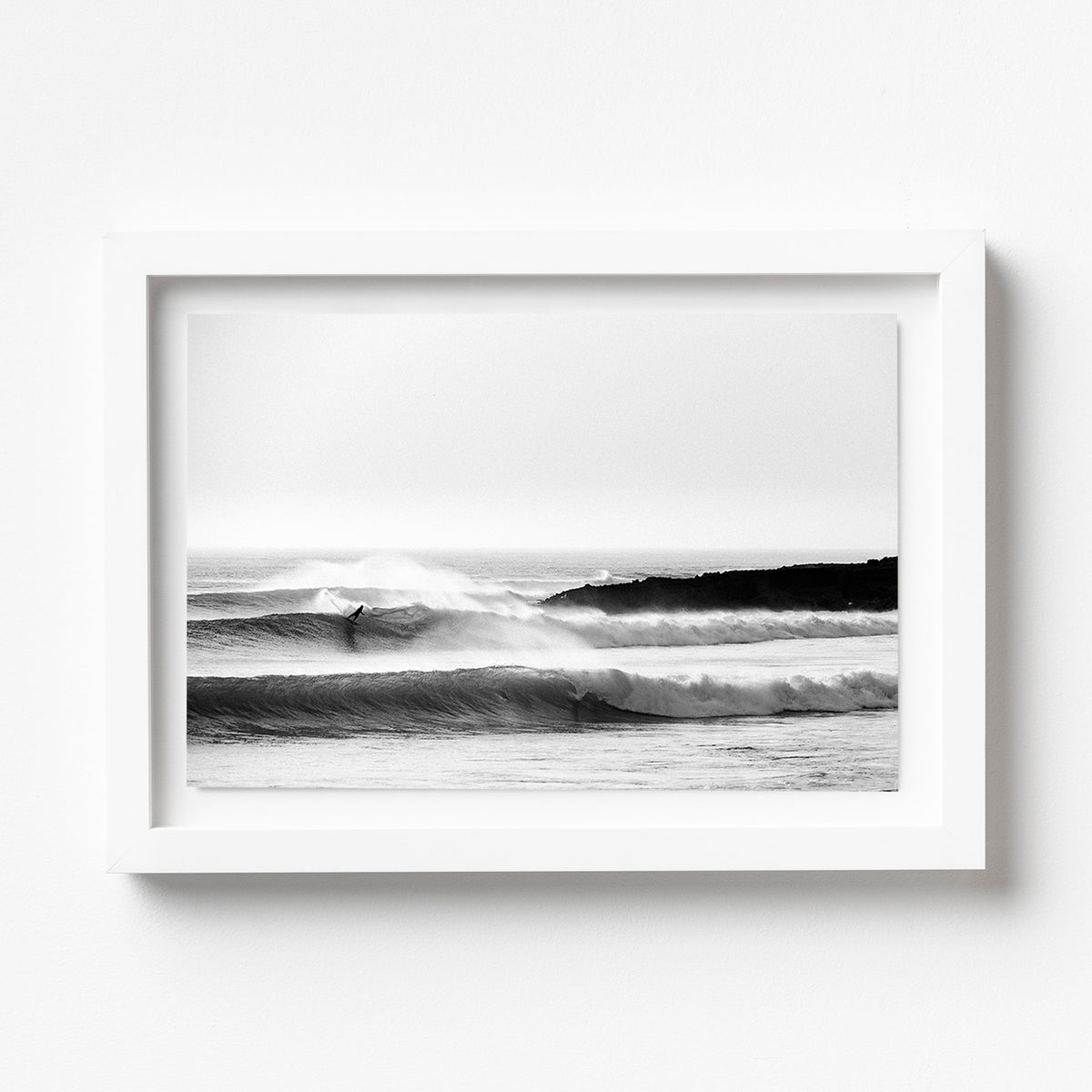 Premium Framed Photography Print - Wave Runner by Corey Wilson ...